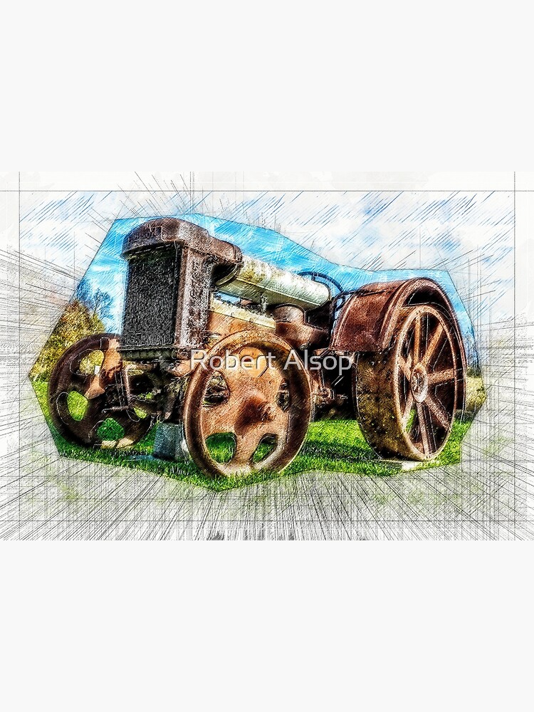 "1917 Fordson Tractor 2" Art Print for Sale by RobertAlsop | Redbubble