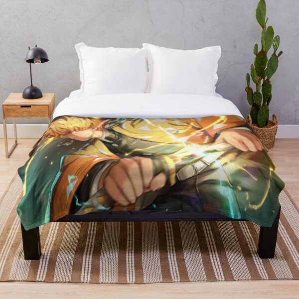 "Zenitsu Kimetsu no Yaiba Breath of Thunder Katana demon slayer" Throw ...