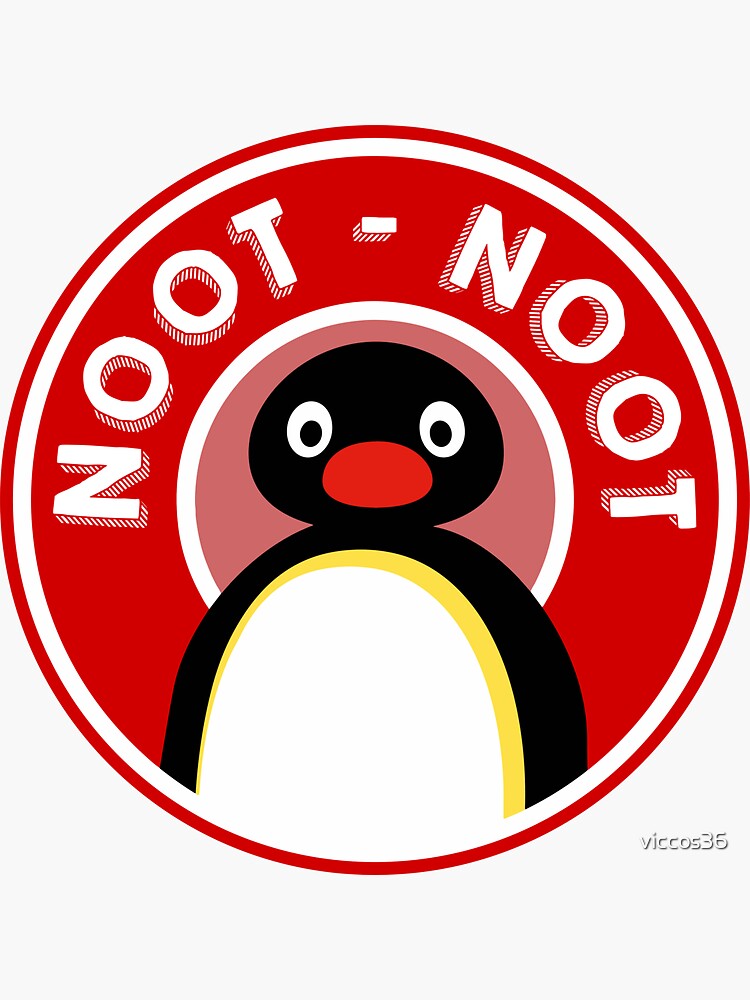 Sticker « Pingu / Noot Noot logo (Pingu le pingouin) », par viccos36 ...