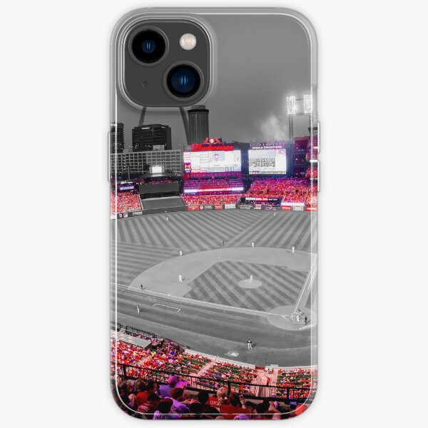 "Busch Stadium in Cardinal Red - Saint Louis Missouri" iPhone Case for ...