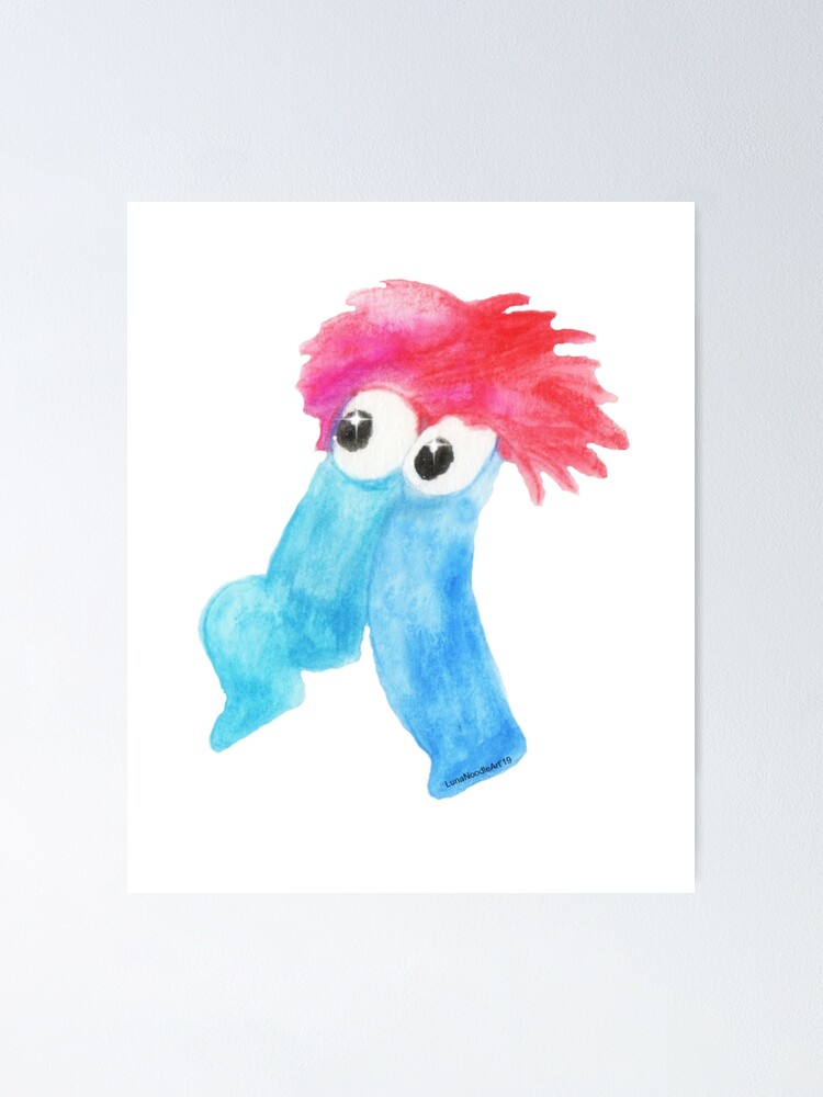 Póster «País de las maravillas con temática Mome Rath» de LunaNoodleArt ...