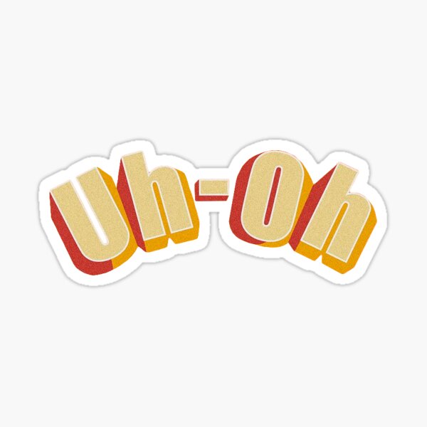 "G IDLE UH OH" Sticker for Sale by odinsxn | Redbubble