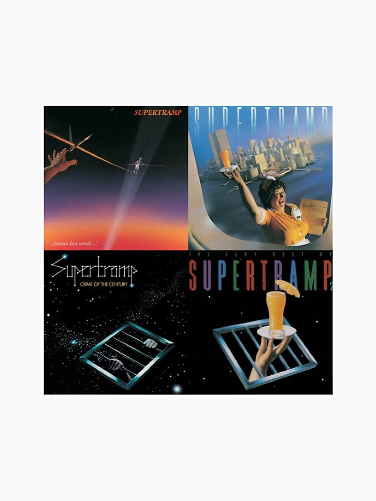"Supertramp Album Art" Sticker for Sale by gimlitiki | Redbubble