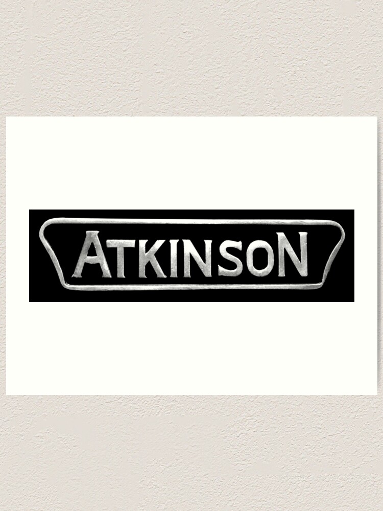 "Vintage Atkinson lorry grille logo" Art Print by soitwouldseem | Redbubble