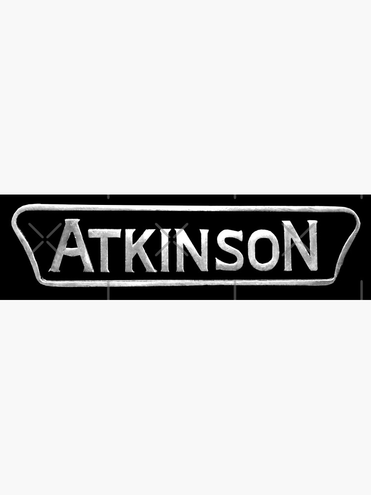 "Vintage Atkinson lorry grille logo" Art Print by soitwouldseem | Redbubble