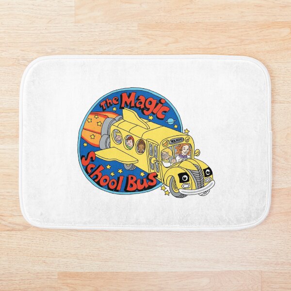 "Magic School Bus sticker" Bath Mat for Sale by Sara-tonin | Redbubble