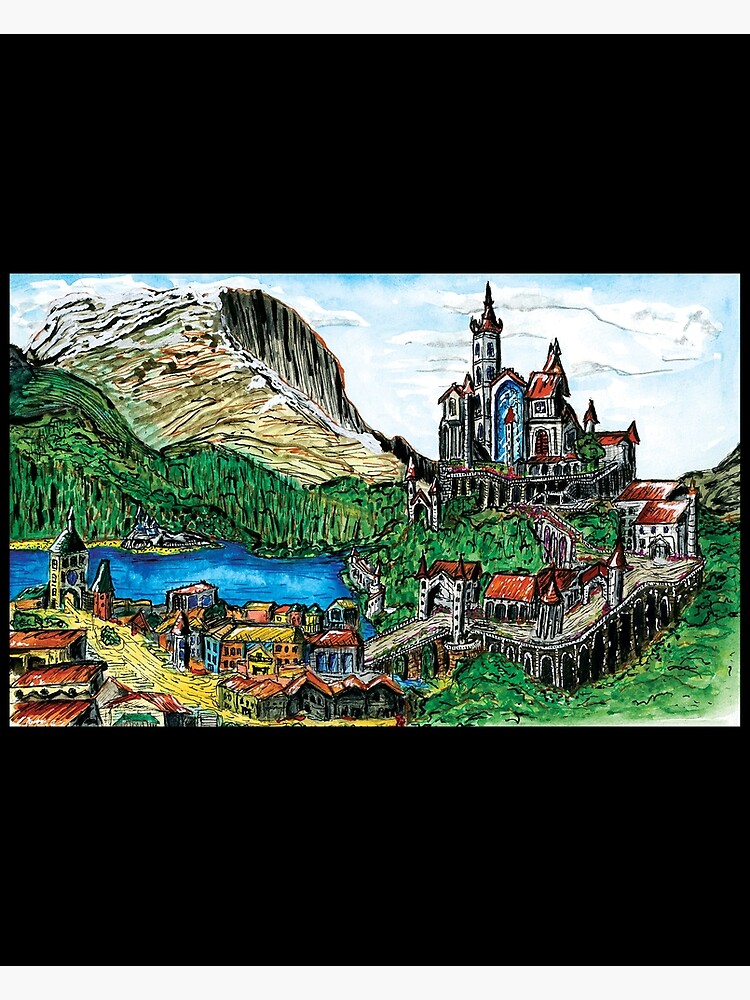 "Toussaint / Beauclair - The Witcher Watercolor" Poster for Sale by ...