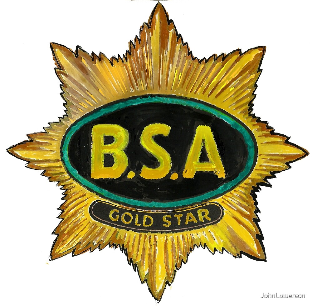"BSA GOLD STAR T SHIRT" by JohnLowerson | Redbubble