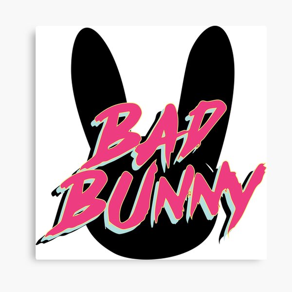 Logo Bad Bunny Canvas Prints | Redbubble