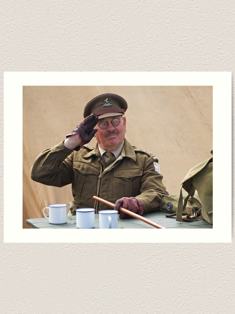 ""You Stupid Boy" (Captain Mannering - Dads Army)" Art Print for Sale ...