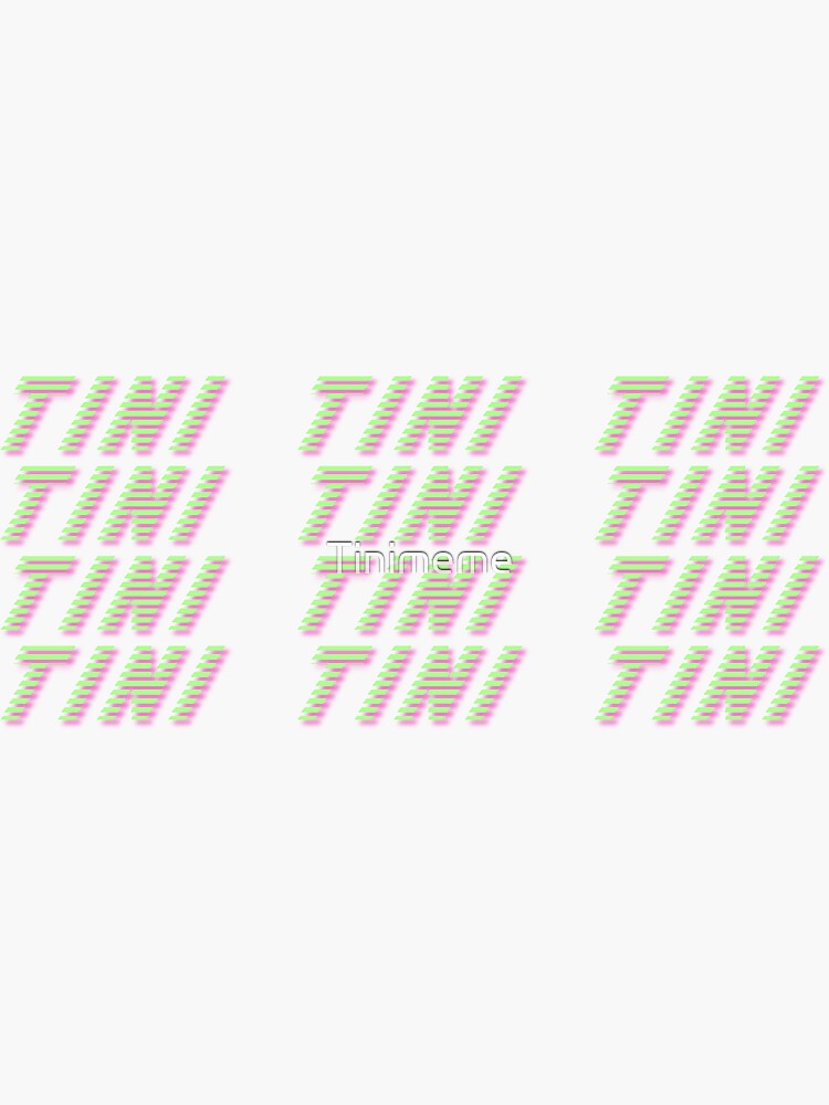 "TINI TINI TINI" Sticker von Tinimeme | Redbubble