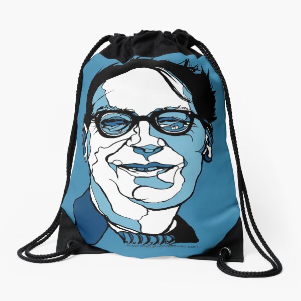 "Philip Larkin - British Poet, Writer, Author" Drawstring Bag for Sale by ArtyMargit | Redbubble