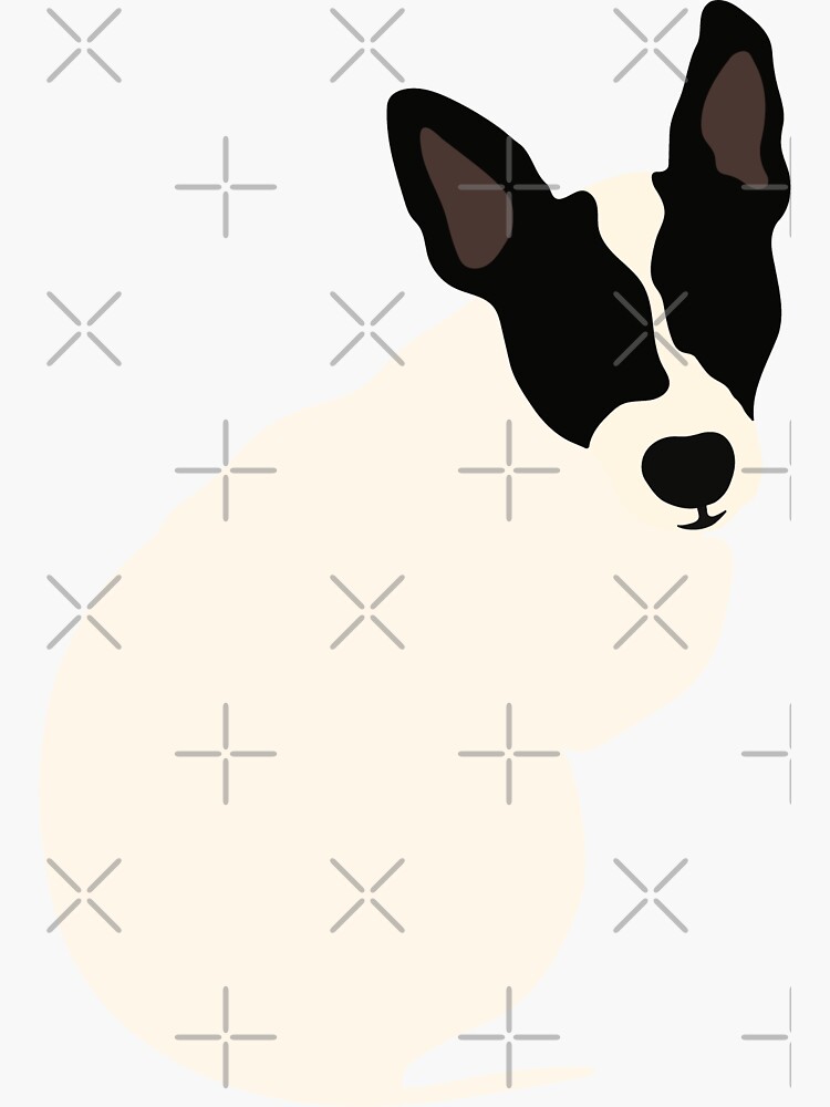 "Dog (Izzy)" Sticker by kodapeeps | Redbubble