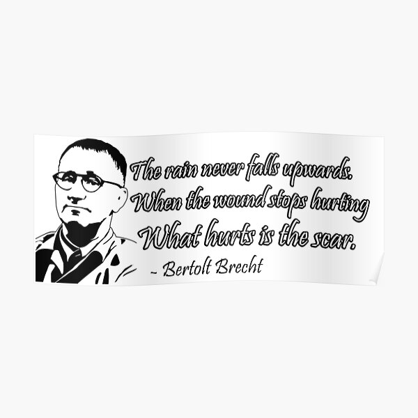Bertolt Brecht Posters | Redbubble