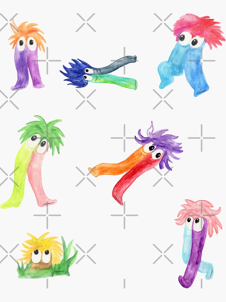 "Don't Step on the Mome Raths!" Sticker for Sale by LunaNoodleArt ...