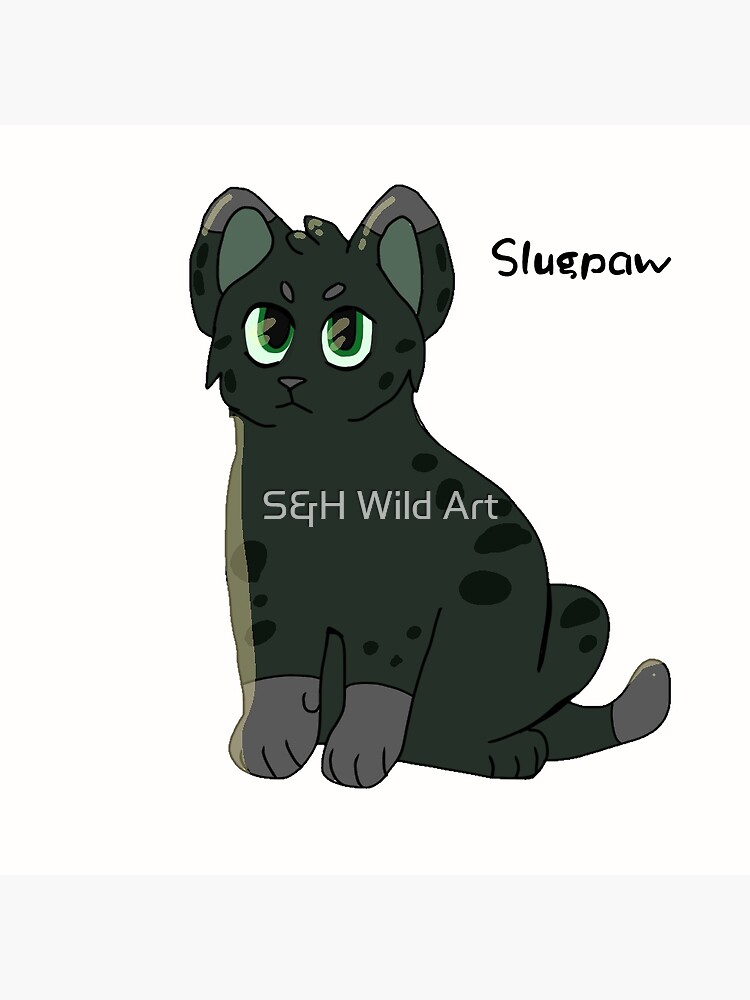 "Slugpaw of the Pisces Clan Inspired by Warrior Cats Art" Sticker for ...