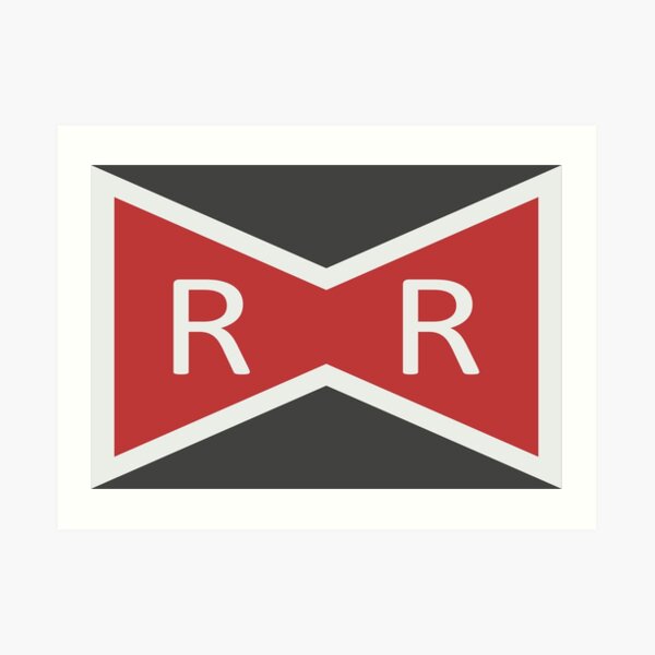 "Red Ribbon Army Logo" Art Print by JiuJiuArts | Redbubble