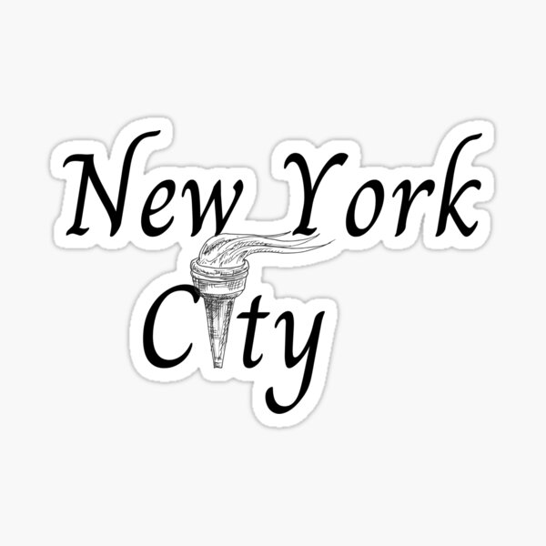 "The City" Sticker for Sale by amnashef | Redbubble