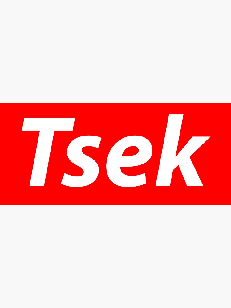 "Tsek" Sticker for Sale by TeutonDesigns | Redbubble