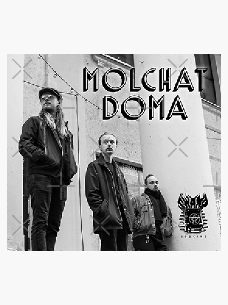 "Molchat Doma Cover Art" Sticker by fayelashell | Redbubble