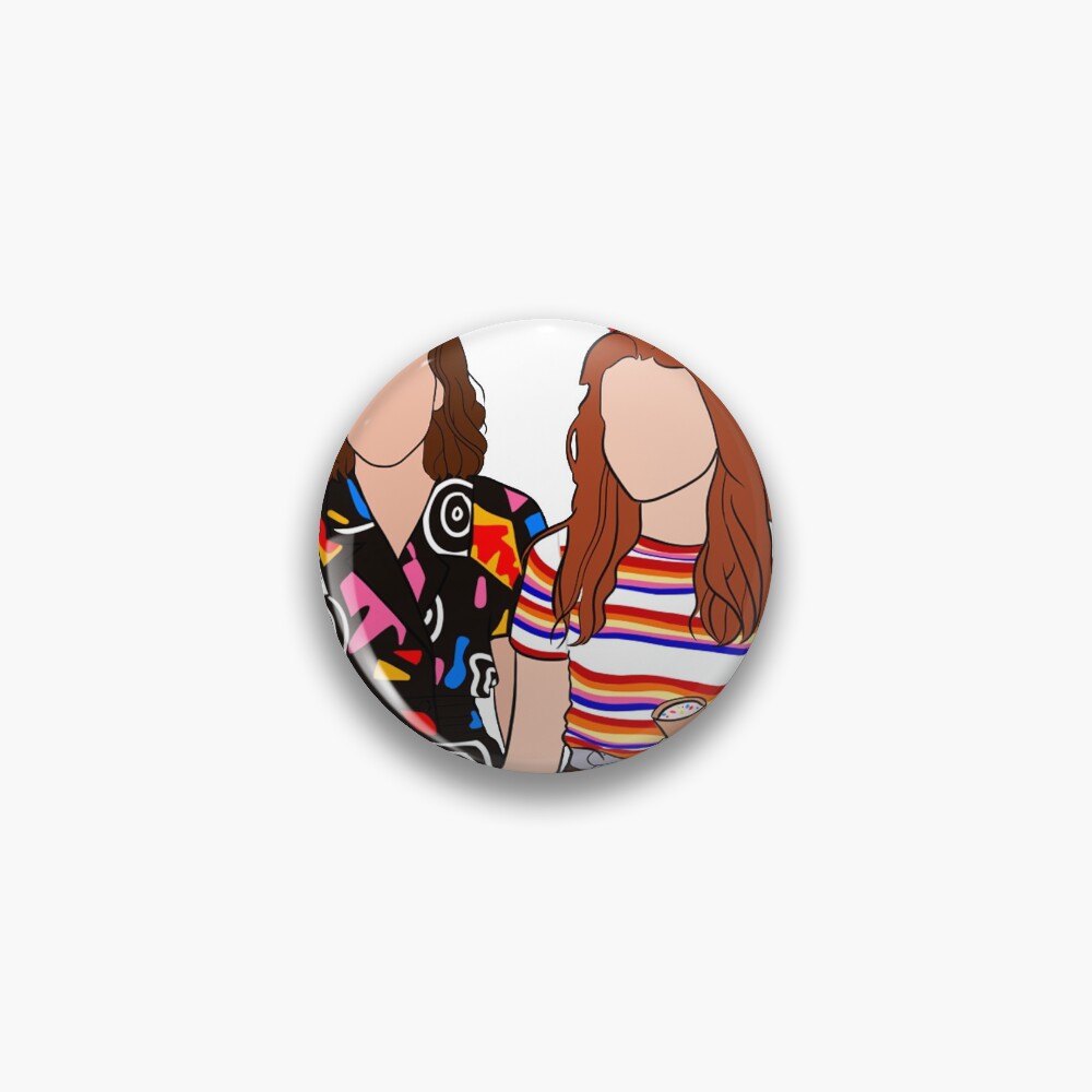 "Eleven and Max" Pin for Sale by ArtsyAndria | Redbubble
