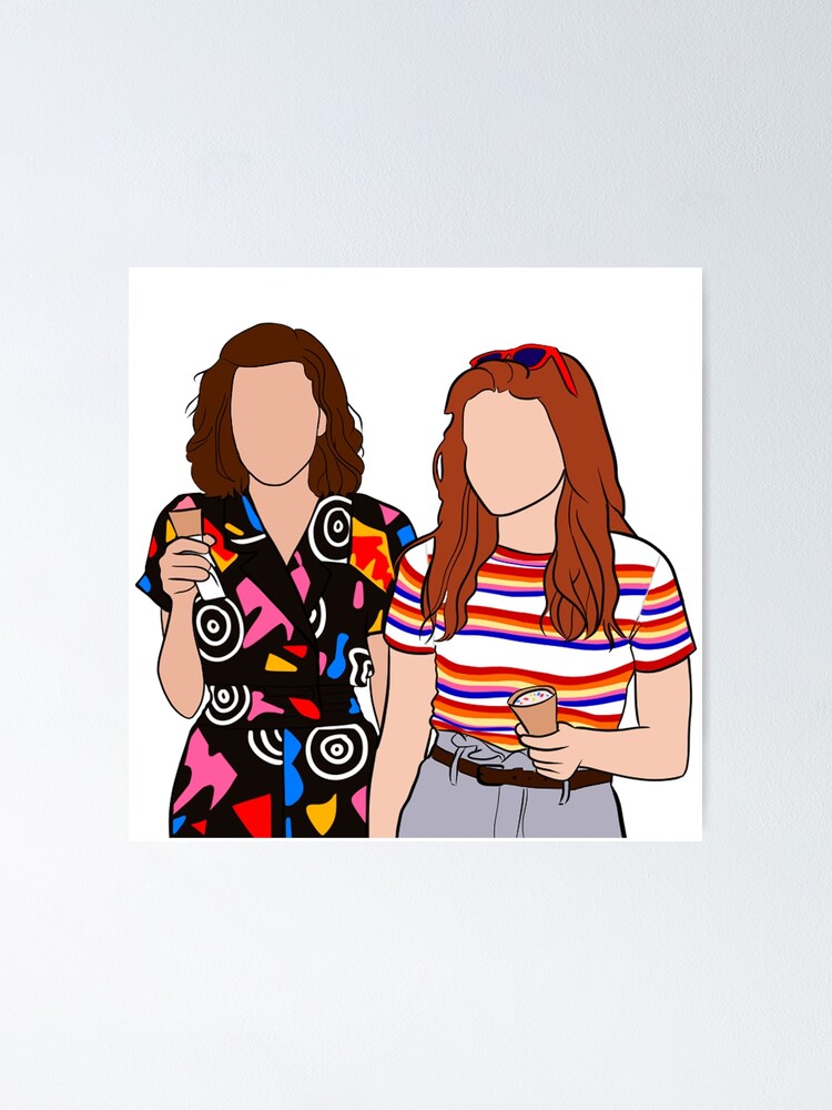 "Eleven and Max" Poster for Sale by ArtsyAndria | Redbubble