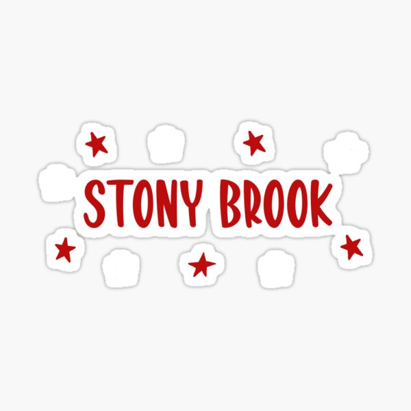 "Stony Brook" Sticker for Sale by danielleharper | Redbubble