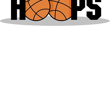 "Basketball Hoops" Sticker for Sale by SportsT-Shirts | Redbubble