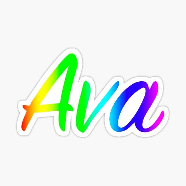 "Ava Rainbow" Sticker by Tselli13 | Redbubble
