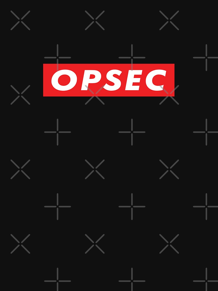 "OPSEC - Operations Security" T-shirt for Sale by Fast-Designs ...
