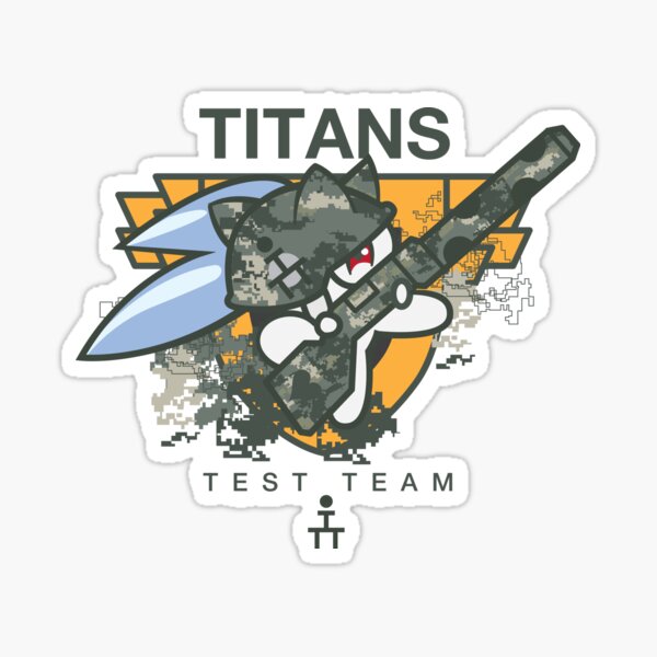 "Titans Test Team - T3 Corps" Sticker for Sale by inkdesigner | Redbubble