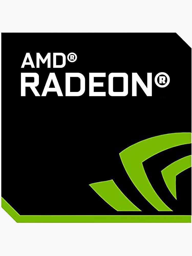 "AMD Radeon" Sticker for Sale by Nevmo | Redbubble