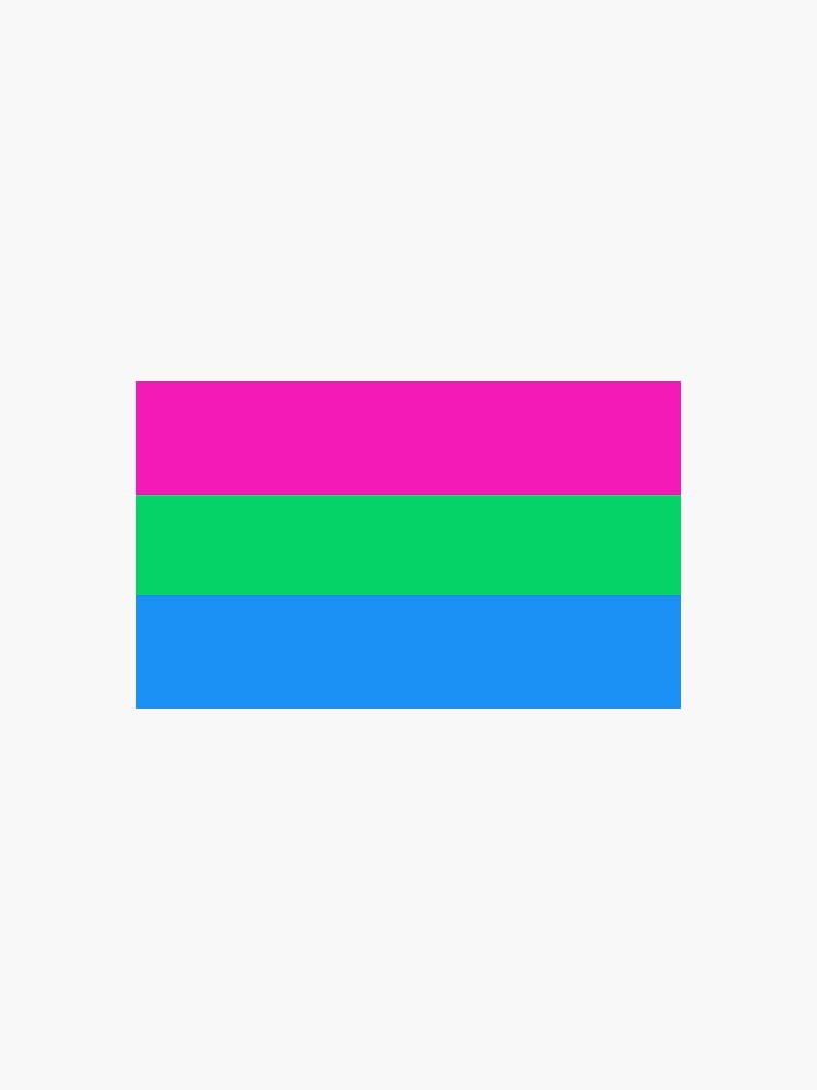 "Polysexual/Polyromantic Pride Flag" Sticker for Sale by leetrent98 ...