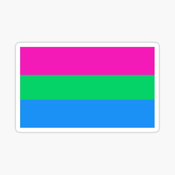 "Polysexual/Polyromantic Pride Flag" Sticker for Sale by leetrent98 ...