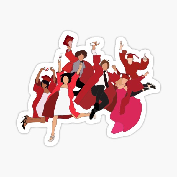 "hsm senior year" Sticker for Sale by kchen0508 | Redbubble