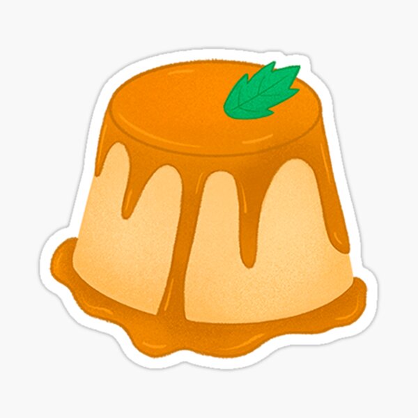 Flan Stickers | Redbubble