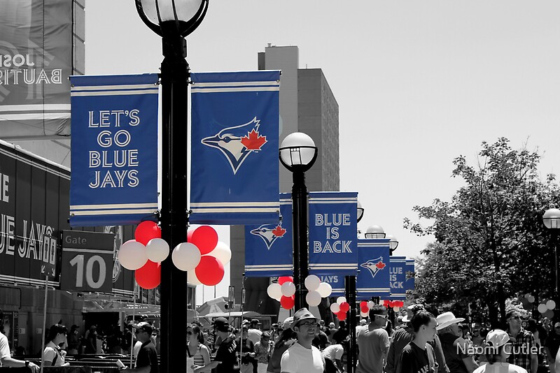 "Let's Go Blue Jays" by Naomi Cutler | Redbubble