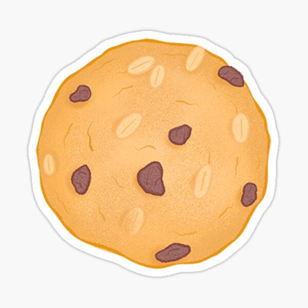 "Oatmeal Raisin Cookie" Sticker for Sale by the-artsy-park | Redbubble
