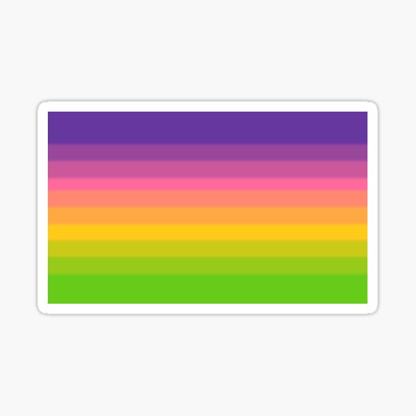 "Refracted Sapphic Pride Flag" Sticker by leetrent98 | Redbubble