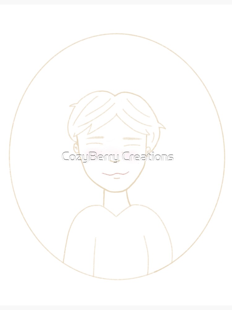 "Cute Boy Outline Doodle" Sticker for Sale by jasminjanell21 | Redbubble