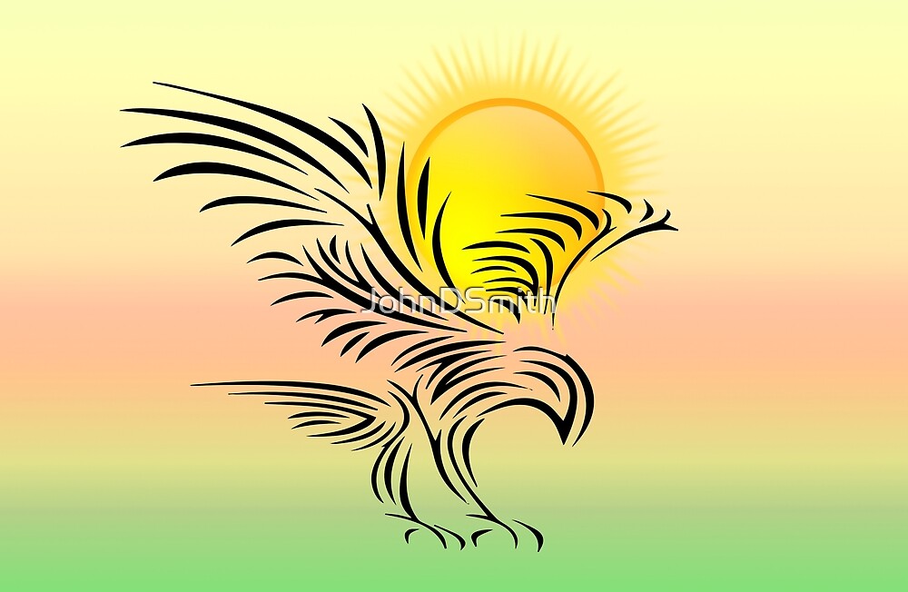 "Sun Eagle" by JohnDSmith | Redbubble
