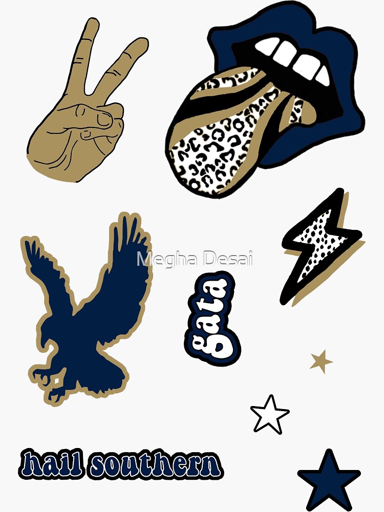 "Georgia southern sticker pack - statesboro" Sticker for Sale by mktd6 ...