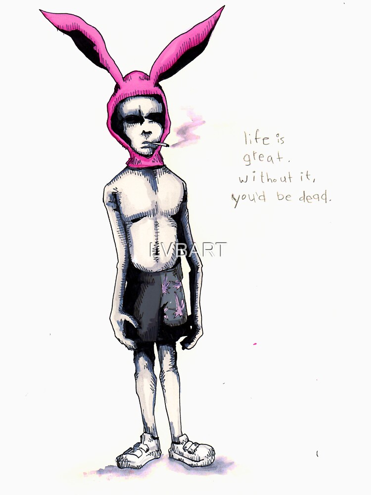 "Gummo Rabbit" T-shirt for Sale by LVBART | Redbubble | rabbit t-shirts ...