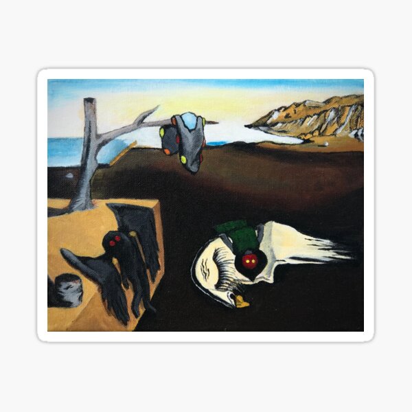 "The Persistence of Memory: Cryptid Edition" Sticker by MichelleTera ...