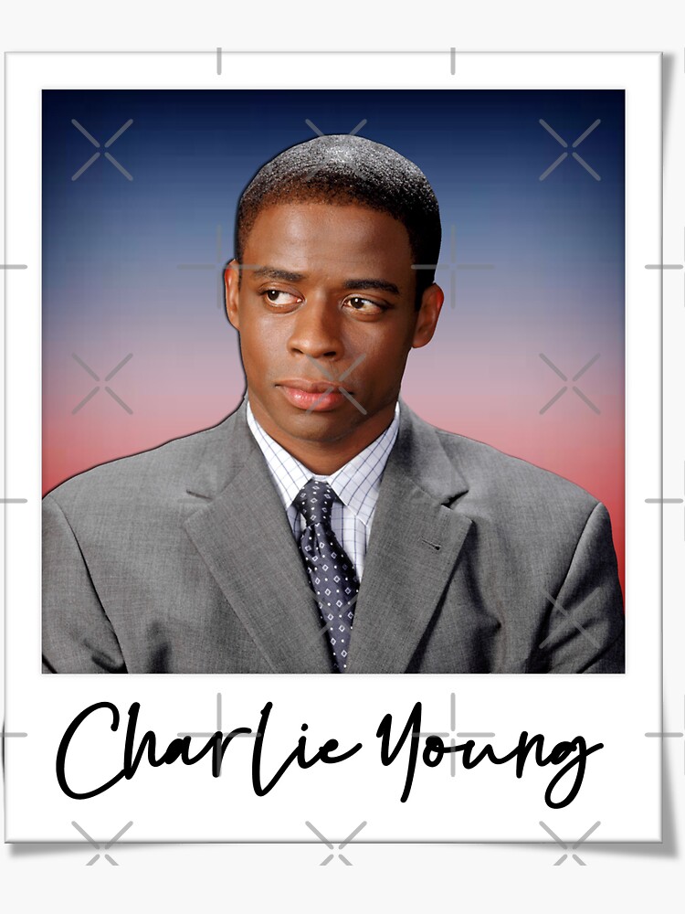 "Charlie Young Polaroid" Sticker by baranskini | Redbubble