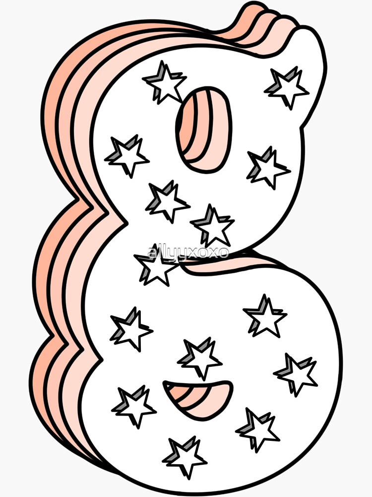 Starry Retro Letter G Lowercase Sticker By Allyyxoxo Redbubble