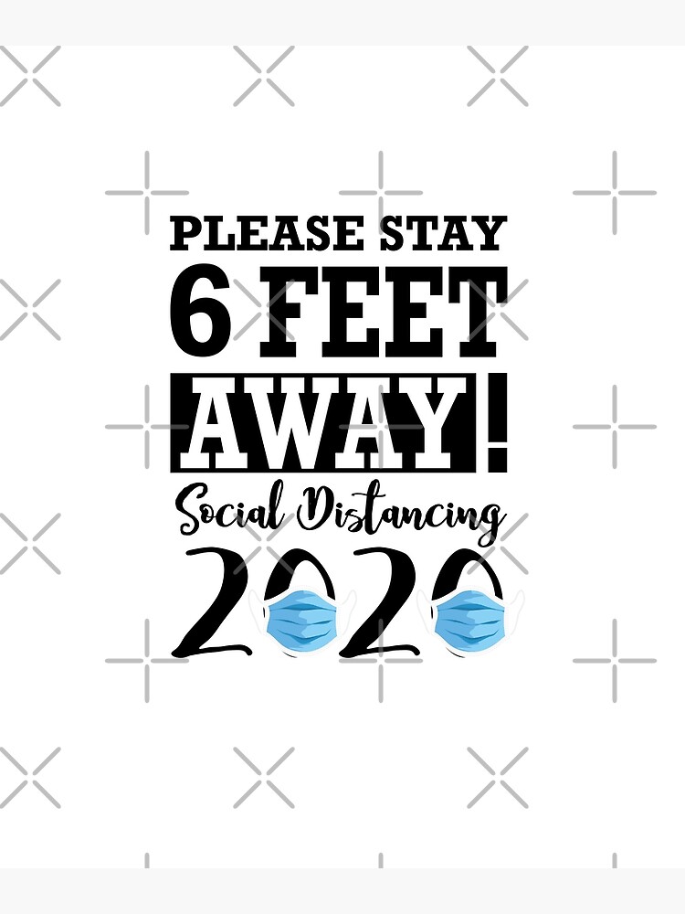 "Stay 6 Ft Away ,Instant Download Social Distancing ,Funny Anti-Social ...