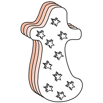 "Starry Retro Letter T Lowercase" Art Board Print for Sale by allyyxoxo ...