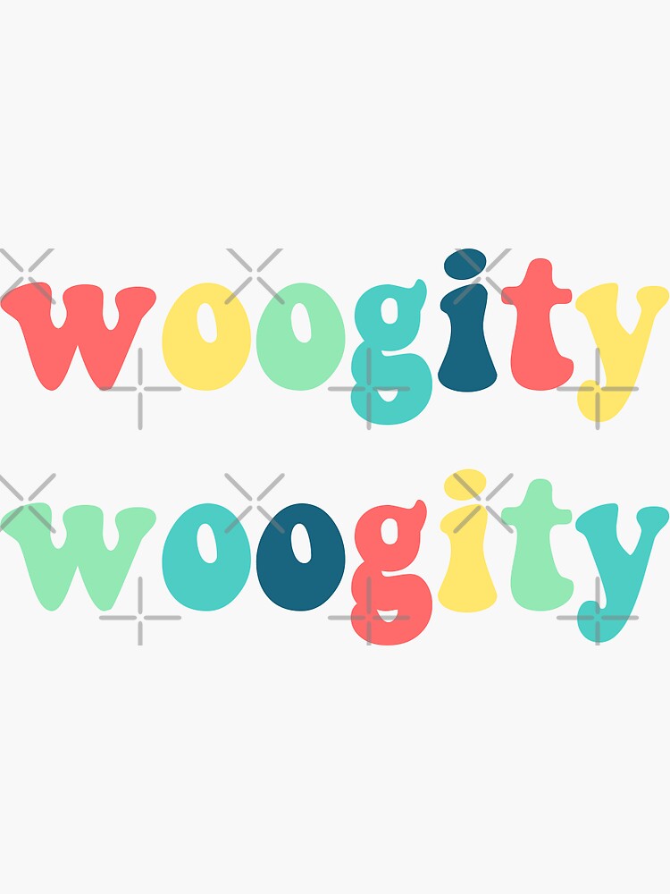 "woogity woogity" Sticker by camillehudson | Redbubble