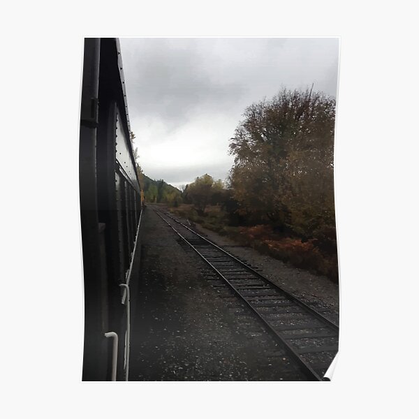 "Train & Tracks" Poster by laceyaub99 | Redbubble